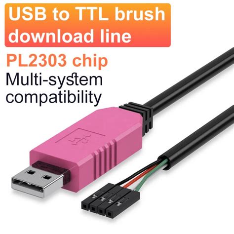 Pl2303 Usb To Uart Ttl Cable Module Ft232rl Pl2303hx Usb Transfer To Ttl Rs232 Serial Port