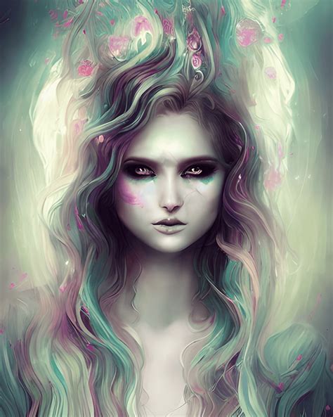 Beautiful Dirty Messy Princess Ghost Spirit Banshee Creative Fabrica
