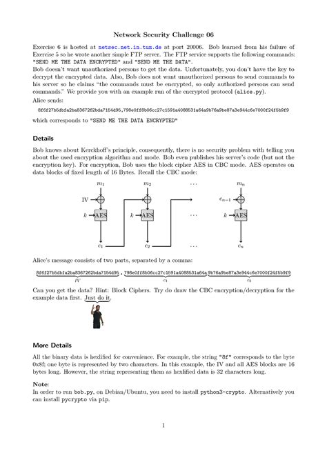 Network Security Challenge 6 Tum At Port 20006 Bob Learned