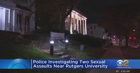 Sex Assaults Reported Near Rutgers Campus Cbs New York