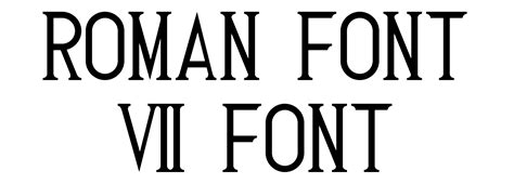 Roman Font 7 Font Dafontstyle