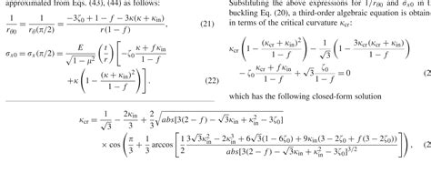 Figure 32 Buckling And Post Buckling Of Long Pressurized