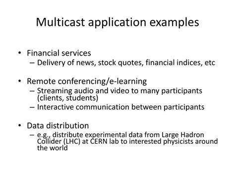Ppt Communication Part Iv Multicast Communication Powerpoint