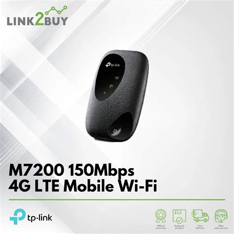 TP-LINK [ M7200 ] 150Mbps 4G LTE Mobile Wi-Fi - Link2Buy
