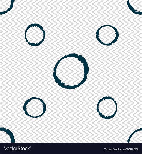 Number Zero Icon Sign Seamless Pattern Royalty Free Vector
