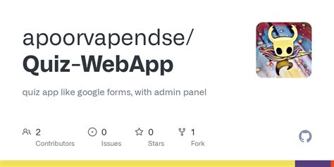 GitHub Apoorvapendse Quiz WebApp Quiz App Like Google Forms With Admin Panel