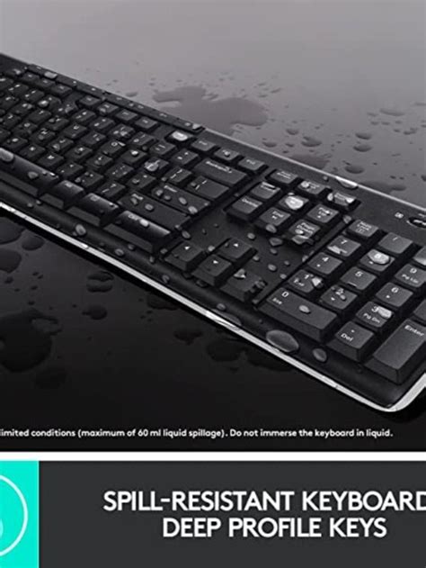 Logitech Mk270 Wireless Keyboard And Mouse Combo For Windows 24 Ghz
