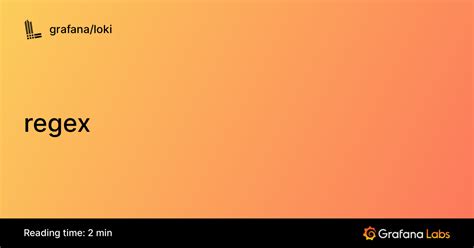 Regex Grafana Loki Documentation