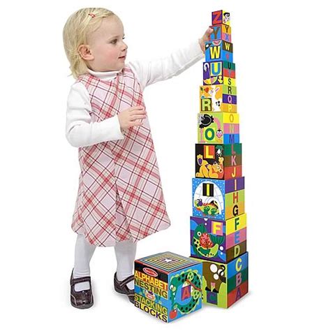 Alphabet Nesting Stacking Blocks Entertainment Earth