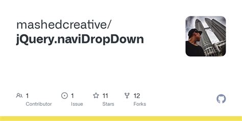 GitHub Mashedcreative JQuery NaviDropDown
