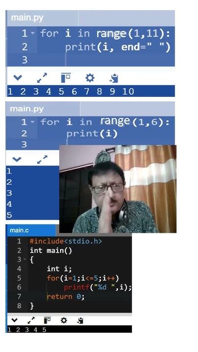 For Loop Python Vs C Youtube