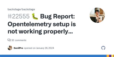 🐛 Bug Report Opentelemetry Setup Is Not Working Properly When