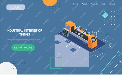 Premium Vector Industrial Internet Of Things 4ir Revolution Ai Iot