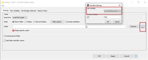 New List Filesfolder Node File System Port Or Variable Input Knime