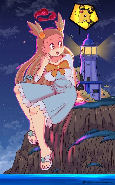 Dakunart Ampharos Jasmine Pokemon Magnemite Magneton Steelix