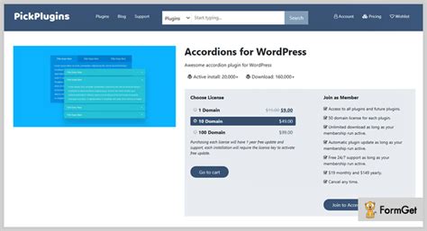 7 Accordion WordPress Plugins Free And Paid FormGet
