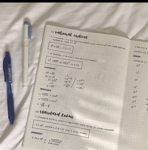 Math Notes Inspiration