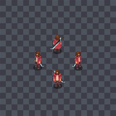 Artstation Top Down Rpg Protagonist Character