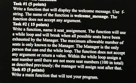 solved task 1 5 ﻿points write a function that will display