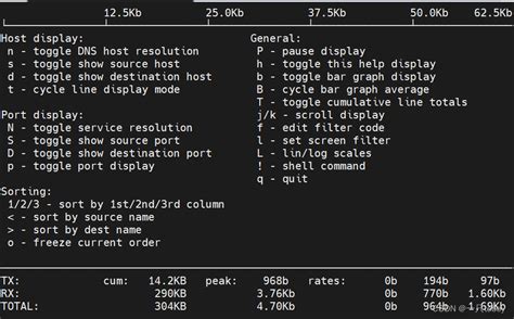 iftop工具（网卡流量监控软件）的使用 iftop tx rx csdn博客