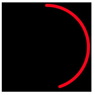 Ios Swift How To Get Rounded Cap On CAShapeLayer Or UIBezierPath OvalInRect OvalRect