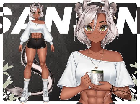 Sansin Jin Indie Virtual Youtuber Drawn By Beescuit Danbooru