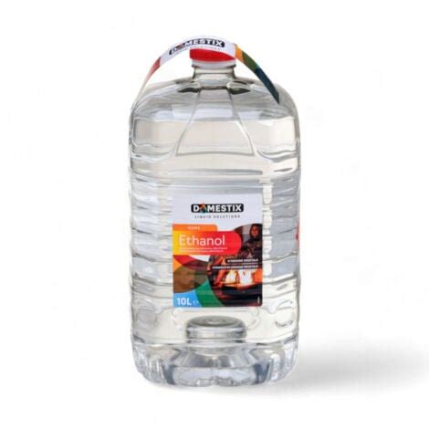 Combustibile Liquido Bio Etanolo Di Origine Vegetale Ethanol 10 Lt Domestix