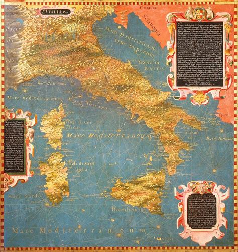 Map Of Italy With Corsica And Sardinia 地图 — Antique World Maps Hq