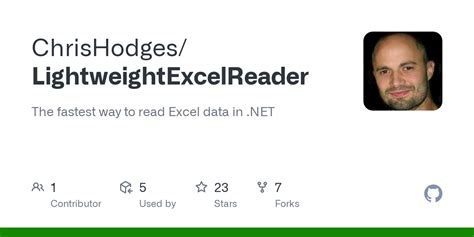 Github Chrishodges Lightweightexcelreader The Fastest Way To Read Excel Data In Net