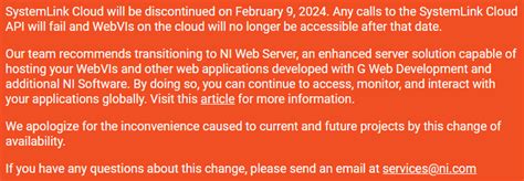 solved systemlink cloud deprecated ni community
