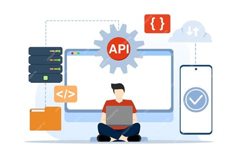 Premium Vector Vector Illustration Of Api Application Programming