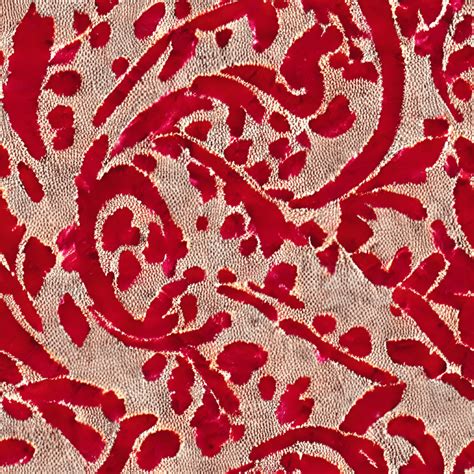 Red And White Hearts Brocade Pattern · Creative Fabrica