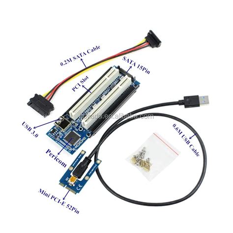 Mini Pci E Mpcie To Dual Pci Adapter Expansion Riser Card For Sound Tax Control Capture Voice