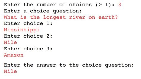 solved create a class to manage a multiple choice type