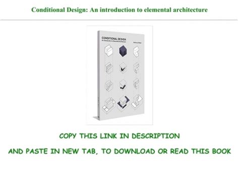 read book [pdf] conditional design an introduction to elemental