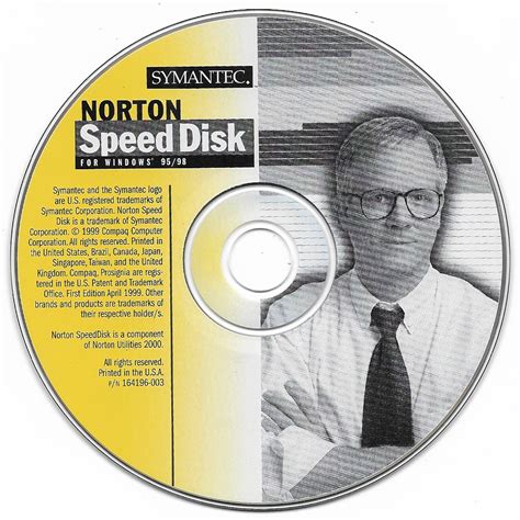 Norton Speed Disk 45 For Windows 95 And 98 Symantec Corporation