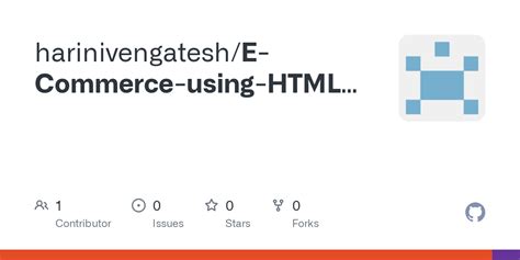 Github Harinivengateshe Commerce Using Html Css Bootstrap