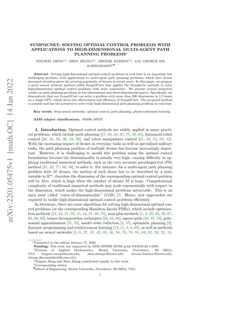 pdf sympocnet solving optimal control problems with applications to