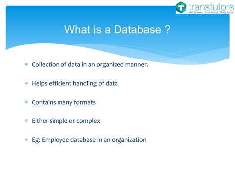 Oracle Database Computer Science Ppt