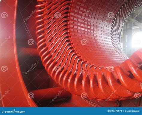 Generator Stator Winding Wire Concept Stock Photo Image Of Winding Design 227776574