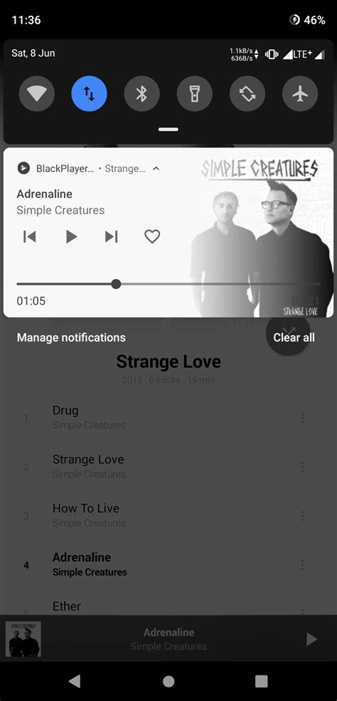 How Do I Get Rid Of The Seek Bar In Notifications R Blackplayer