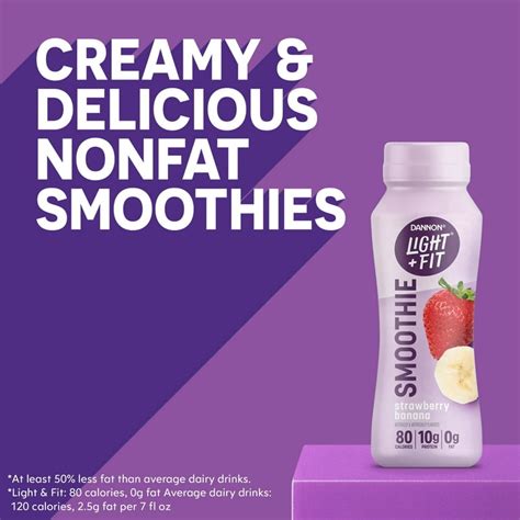 Dannon Light And Fit Yogurt Smoothie Shelly Lighting