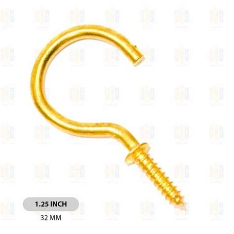 Brass Cup Hooks 125 Inch At Rs 120pack Amritsar Id 2850617254362