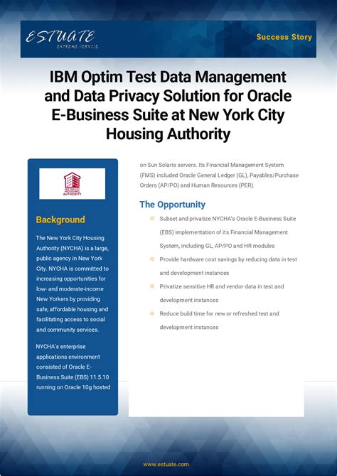 ibm optim test data management and data privacy solution fo