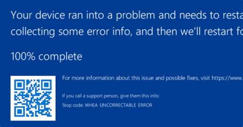 Come Risolvere Errore Whea Uncorrectable Error Windows 11