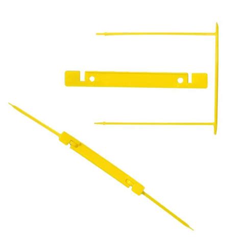 PP Plastic Prong Paper Fastener Bases File Clip Folder Accessories U Clip Bonded File