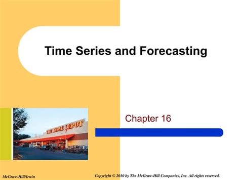Time Series And Forecasting Slides Ppt Ppt
