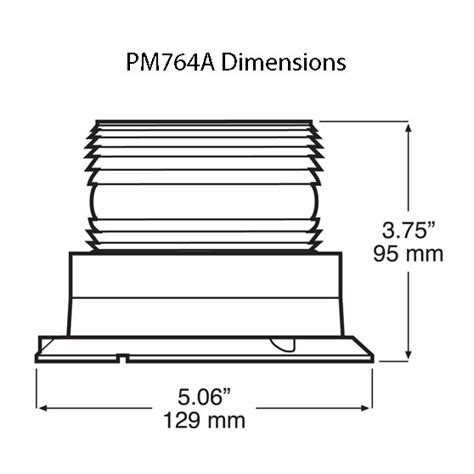 Led Amber Micro Strobe Light 4x6 Semi Truck Headlight