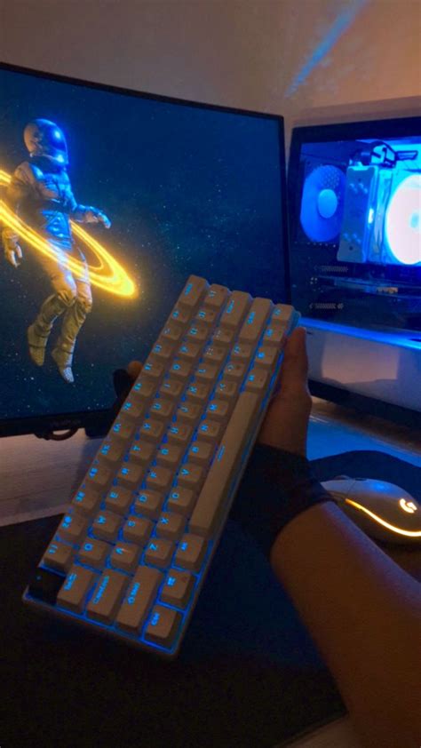 Rk Rgb Keyboard Best Gaming Setup Gaming Room Setup Gaming Setup