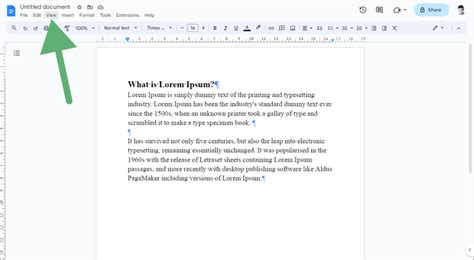 How To Remove Paragraph Symbols In Google Docs